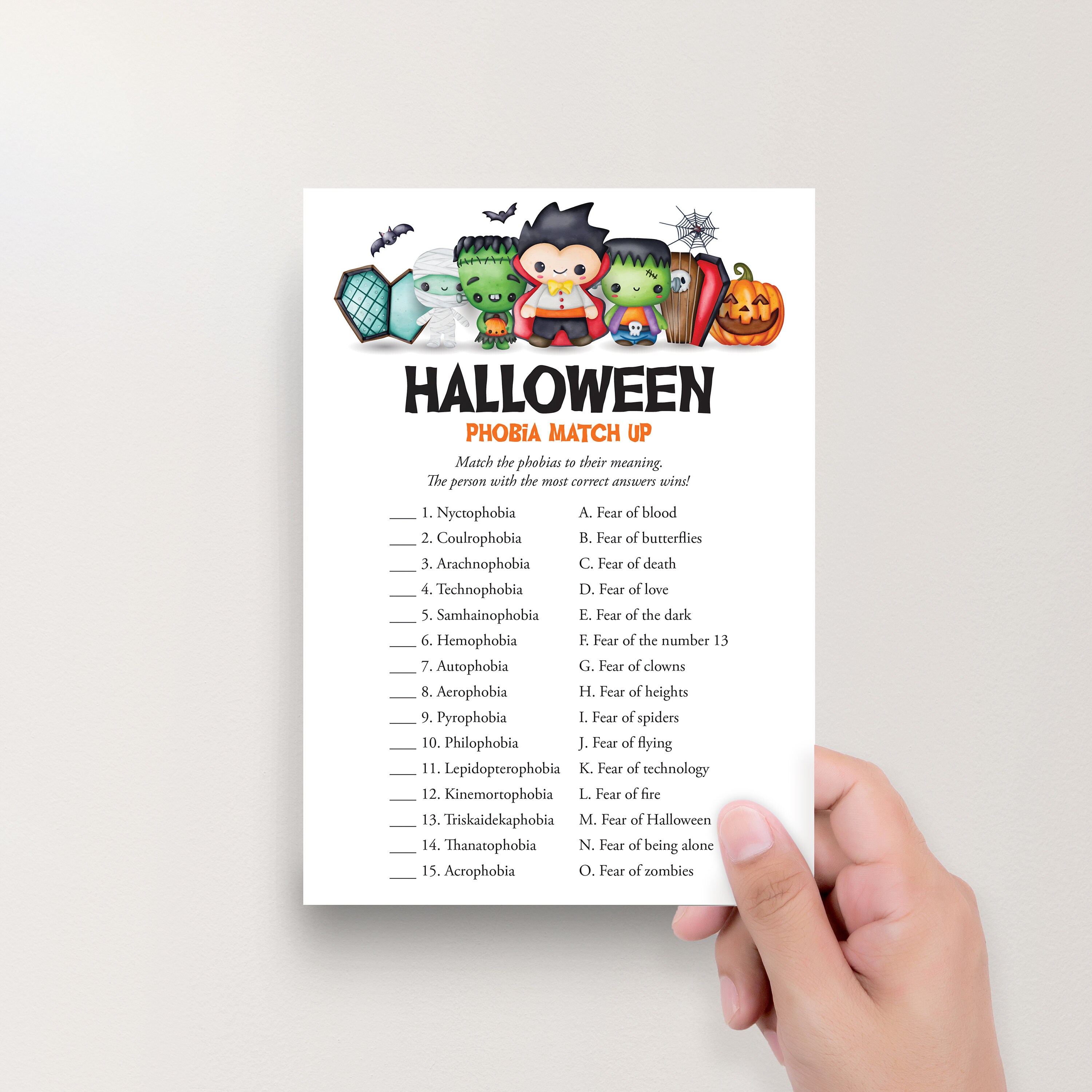 Family Halloween Party Games Bundle Kids Halloween Games to - Etsy