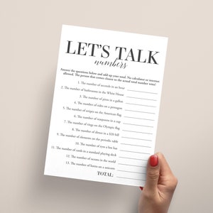 Funny Icebreaker Trivia Quiz Printable Adult Party Group Game - Etsy