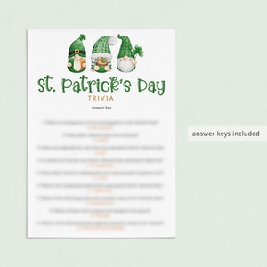 St Patricks Games Bundle Printable St Patricks Day Office Party Game ...