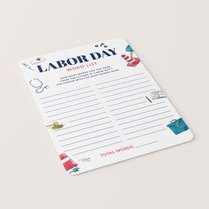 Labor Day Games Printable Fun Labor Day Game Bundle for Family Labor ...