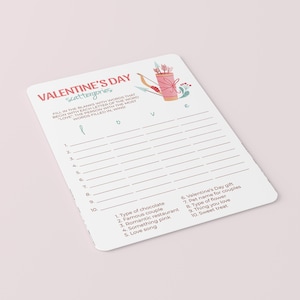 Valentine's Day Games Bundle Printable Valentines Party Game Package ...