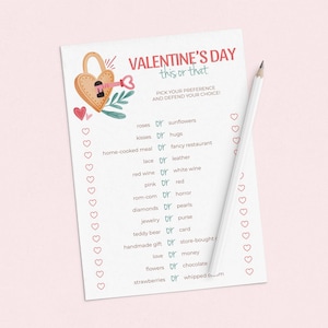 Valentine's Day Games Bundle Printable Valentines Party Game Package ...