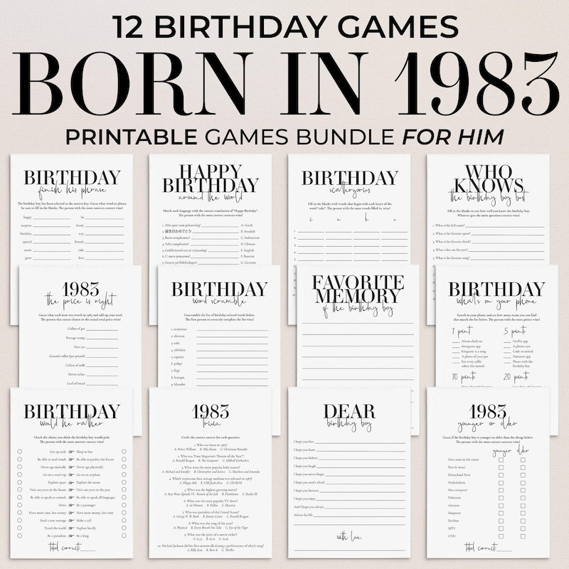 Husband Born 1983 - Etsy