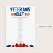 Veterans Day Games Bundle Printable Veterans Day Cards Digital Download ...