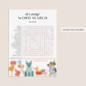 Dog Breed Word Search Printable Fun Dog Party Games Dog Word Find Dog ...