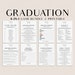 Simple Graduation Party Games Printable Modern Grad Games - Etsy