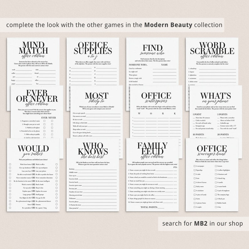 Office Family Feud Game Printable Office Feud Questions and - Etsy