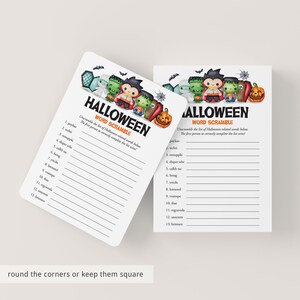 Family Halloween Party Games Bundle Kids Halloween Games to Play at ...