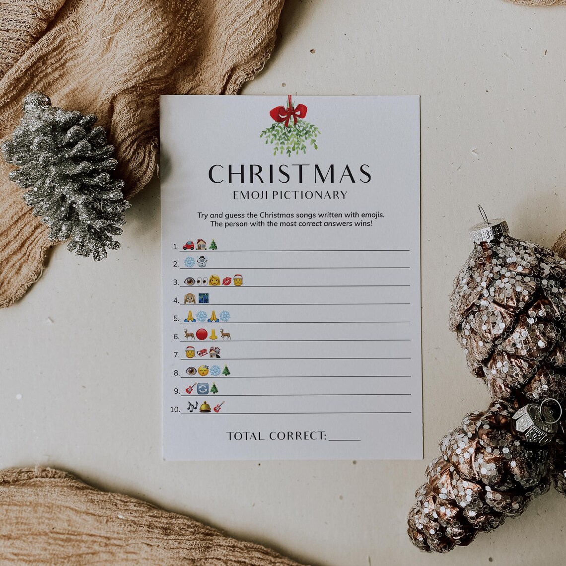 Simple Christmas Party Games Printable Modern Christmas Games Download ...