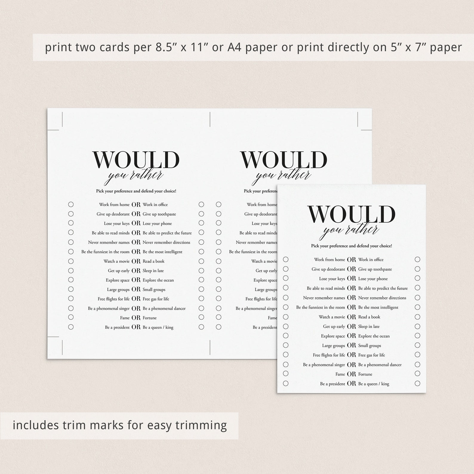 Work Party Games Printable Office Party Game Pack Team Party Games ...