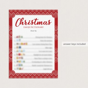 Ugly Christmas Sweater Games Bundle Printable Red Christmas Games ...