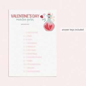 Valentine's Day Games Bundle Printable Valentines Party Game Package ...