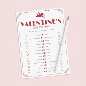 Vintage Valentine Games Printable Valentines Day Game Bundle Office ...