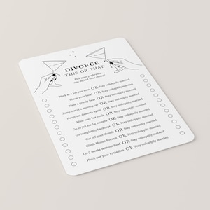 Divorce Party Games Bundle Printable Breakup Party Games Divorce ...