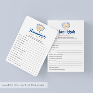 Hanukkah Game Bundle Printable Hanukkah Games for Family Hanukkah Party ...