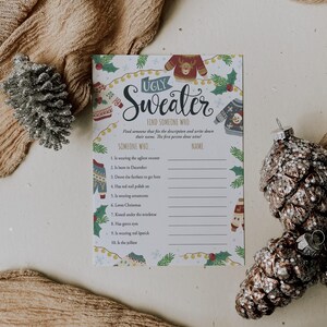 Ugly Sweater Party Games Bundle Printable Ugly Sweater Games Ugly ...