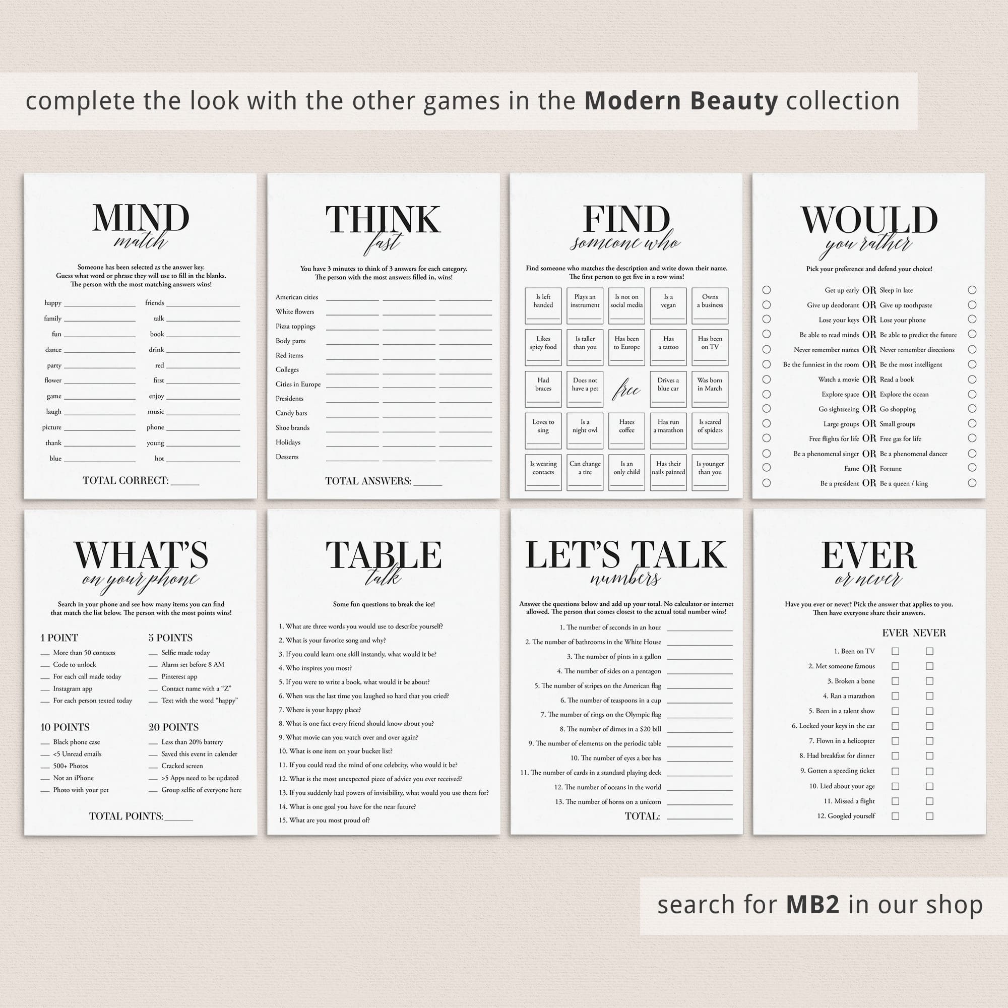 Funny Icebreaker Trivia Quiz Printable Adult Party Group Game - Etsy UK