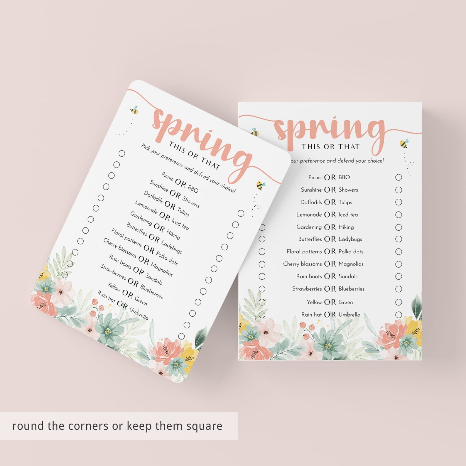 Spring Games Bundle Printable Springtime Activities for Kids and Adults ...