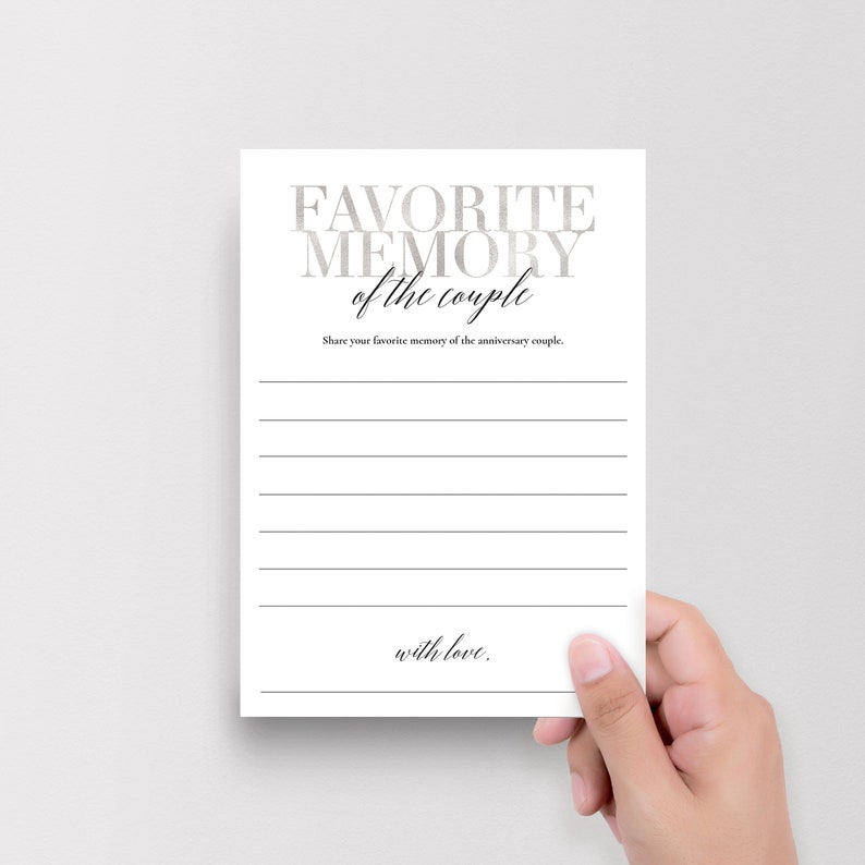 25th Anniversary Party Game Printable Silver Wedding Anniversary 25 ...
