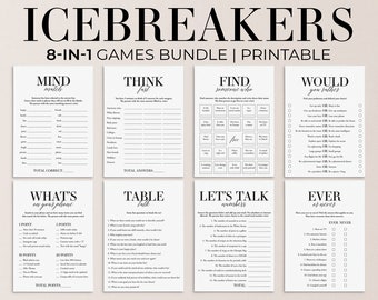 Ice Breaker Game Human Bingo Cards Get to Know You Party - Etsy