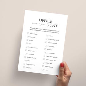 Office Games Printable Work Games Office Party Games Team Building ...