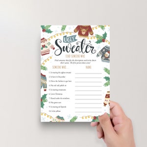 Ugly Sweater Party Games Bundle Printable Ugly Sweater Games Ugly ...