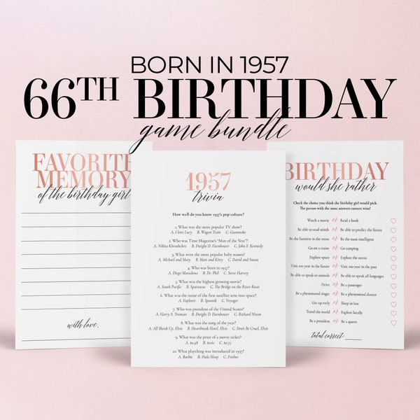 66th Birthday - Etsy