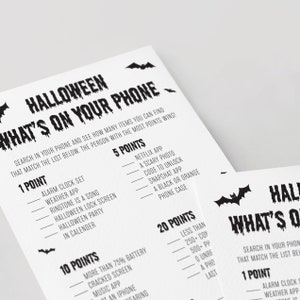 Halloween Games Printable Black and White Halloween Party Games ...