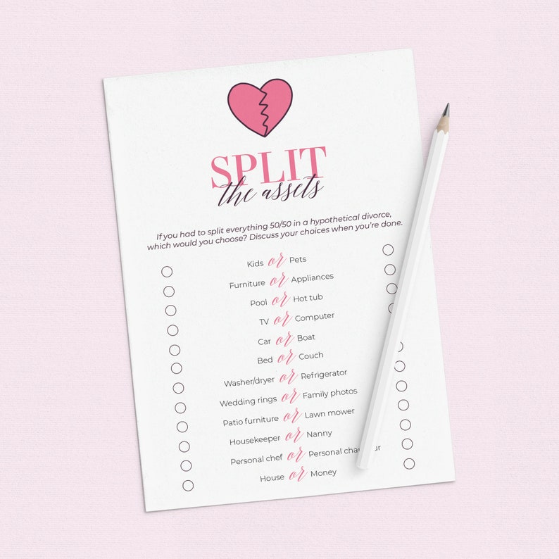 Breakup Party Games Bundle Printable Breakup Games Divorce Newly Single ...