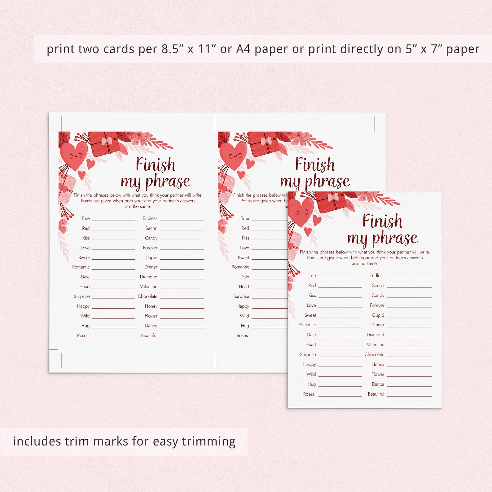 Couple Games Printable Date Night Games Anniversary Games for Couples ...