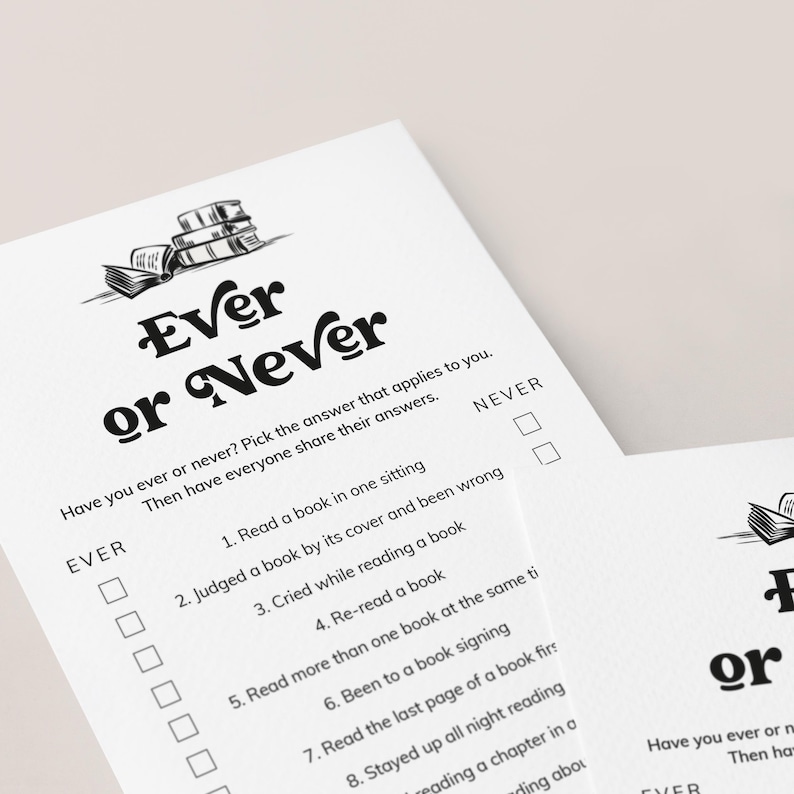 Book Club Game Bundle Printable Reading Group Activities Book Club ...