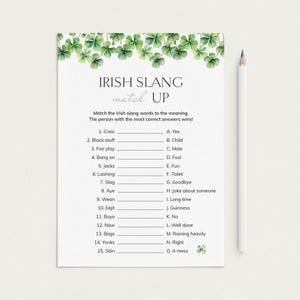 St Patricks Day Games Printable St Patties Day Game Bundle Irish Games ...