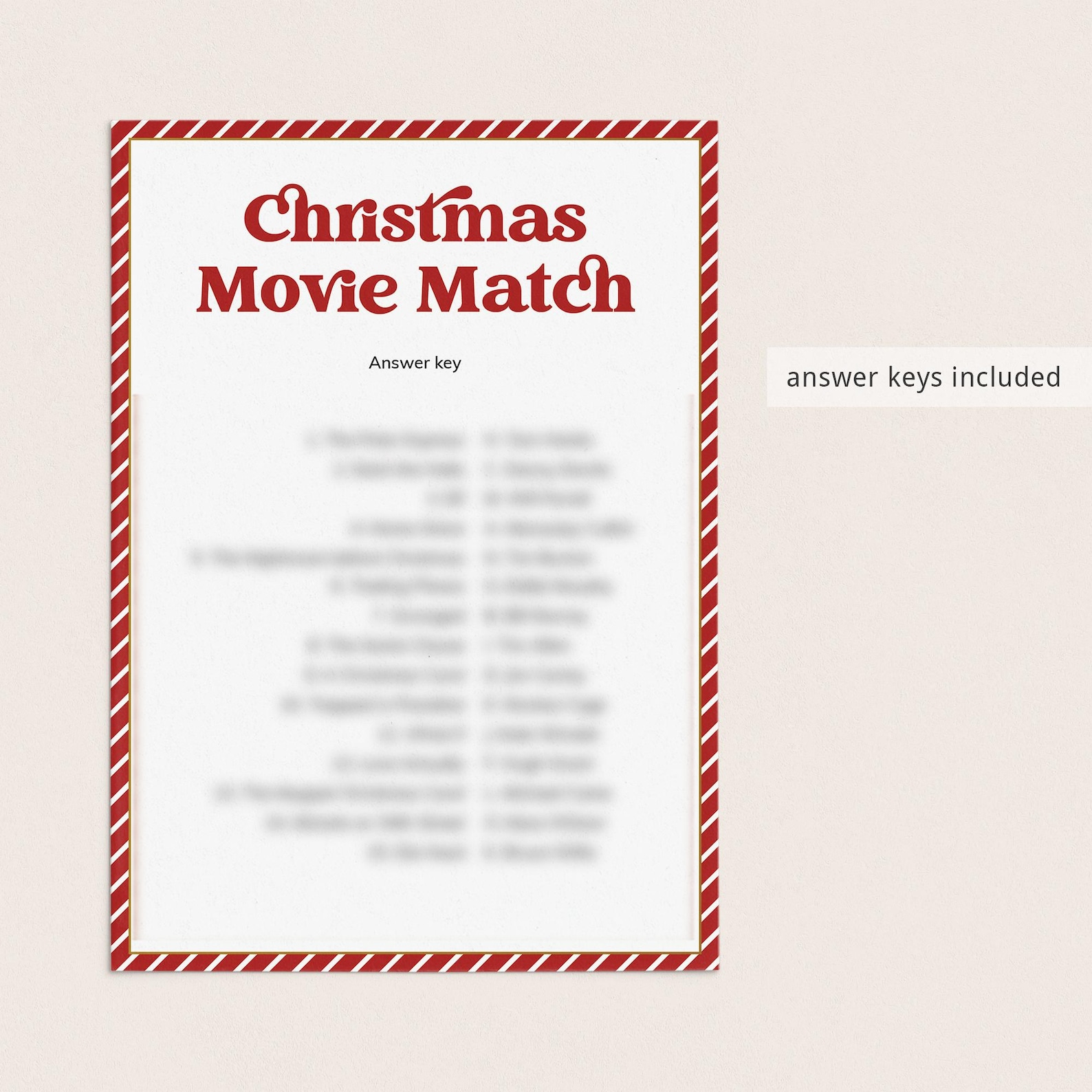 Holiday Party Games Bundle Printable Christmas Family Games Classic ...