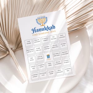 Hanukkah Game Bundle Printable Hanukkah Games for Family Hanukkah Party ...