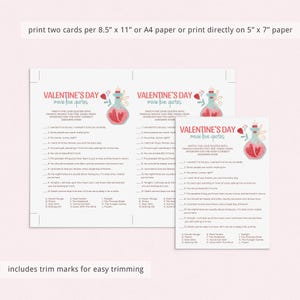 Valentine's Day Games Bundle Printable Valentines Party Game Package ...