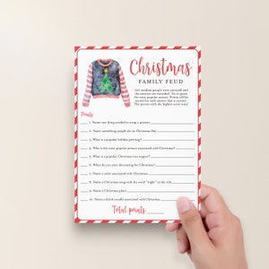 Ugly Sweater Christmas Party Games Bundle Printable Office | Etsy