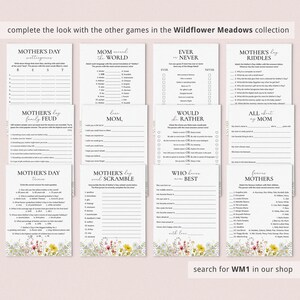 Mothers Day Family Feud Game Printable Mother's Day Feud Mothers Day ...