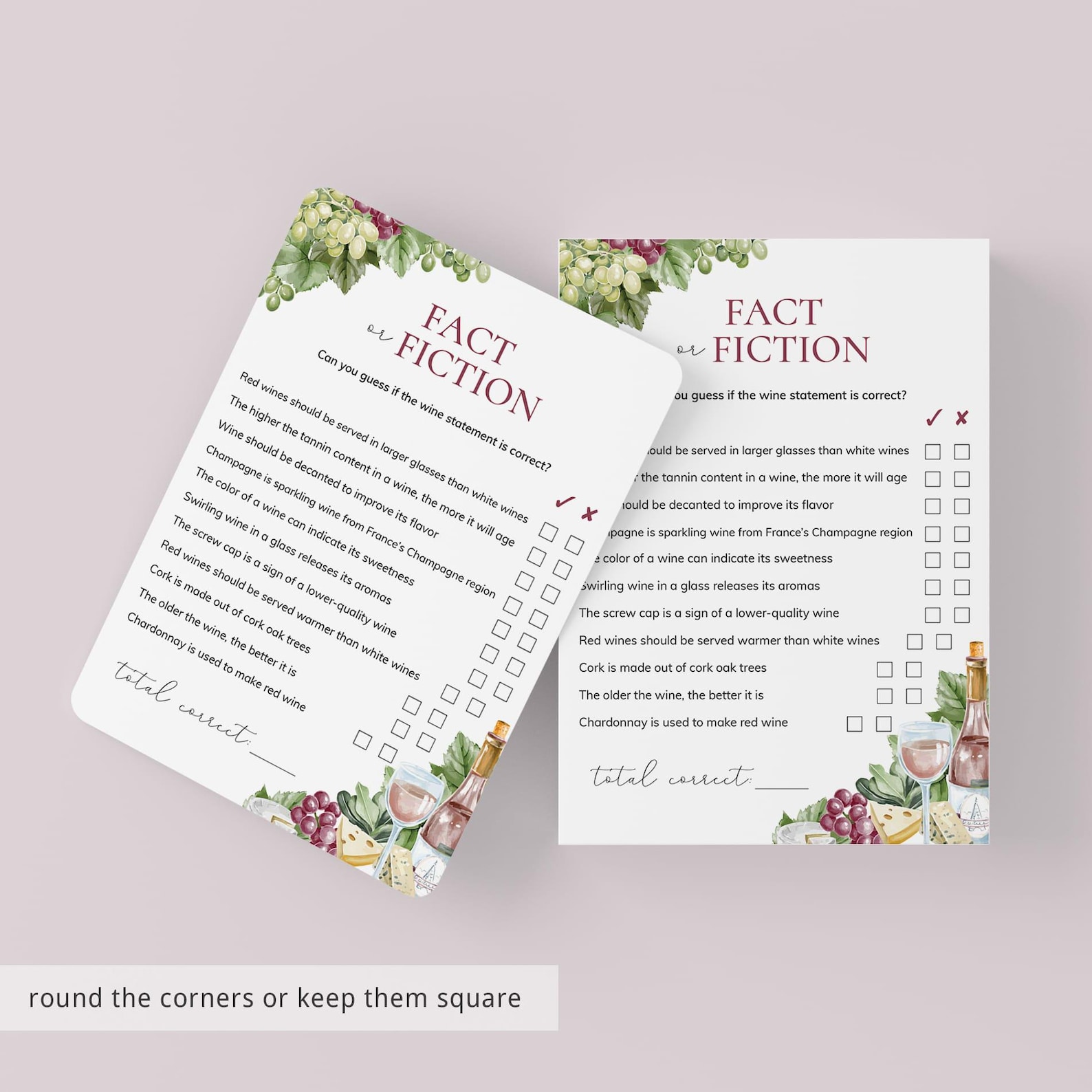 Wine Games Printable Wine Tasting Party Game Bundle Wine Party Games ...
