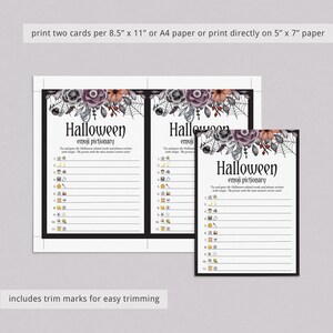 Dark Moody Halloween Games Bundle Printable Gothic Theme Halloween ...