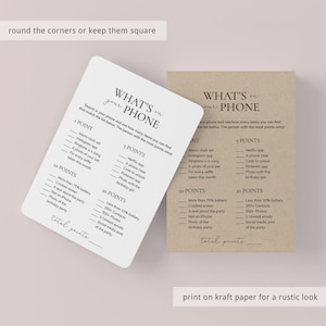 What's on Your Phone Birthday Party Game for Women Printable Birthday ...