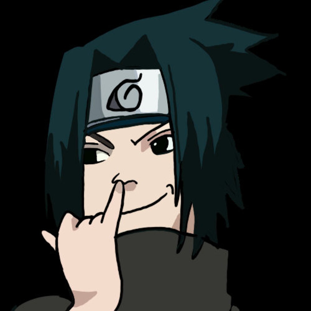 Sasuke Emote Discord - Etsy Australia
