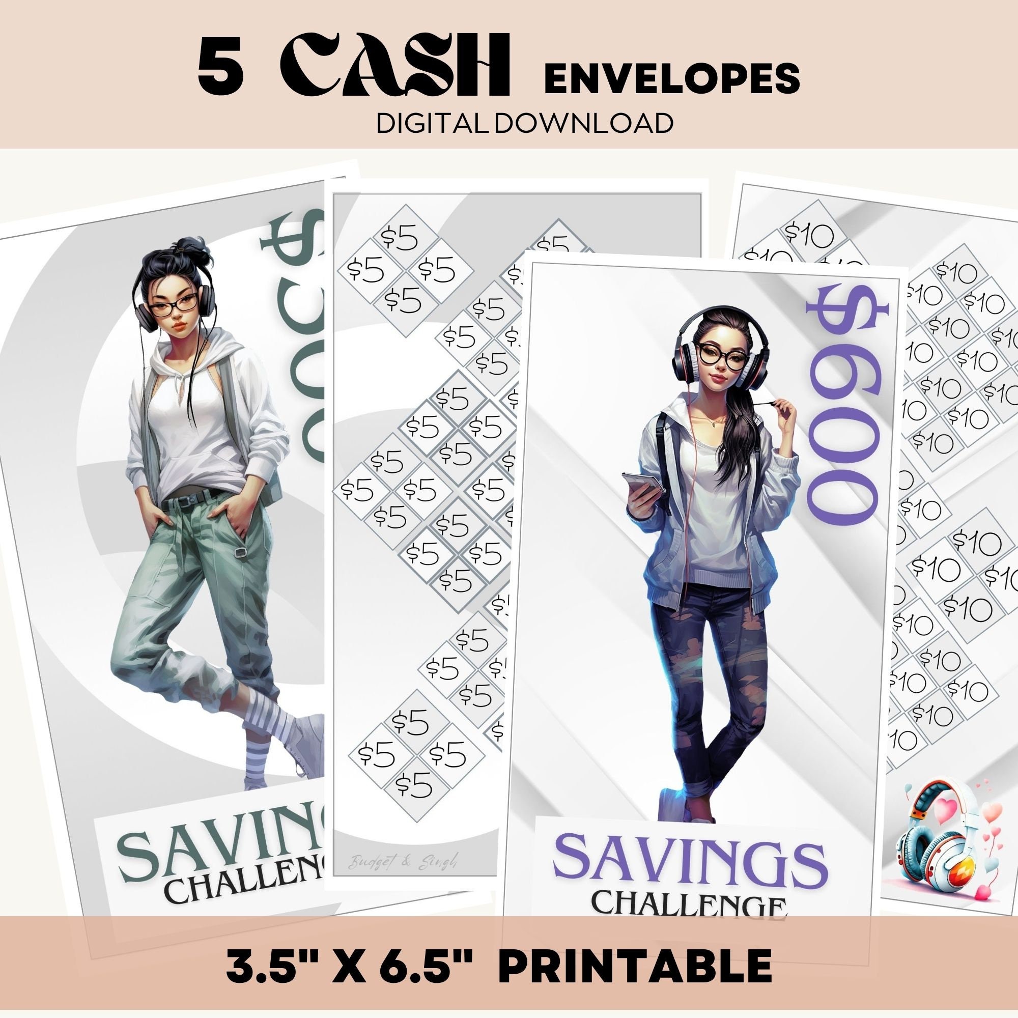 Printable Money Management Envelopes cash Stuffing Envelopes Future ...