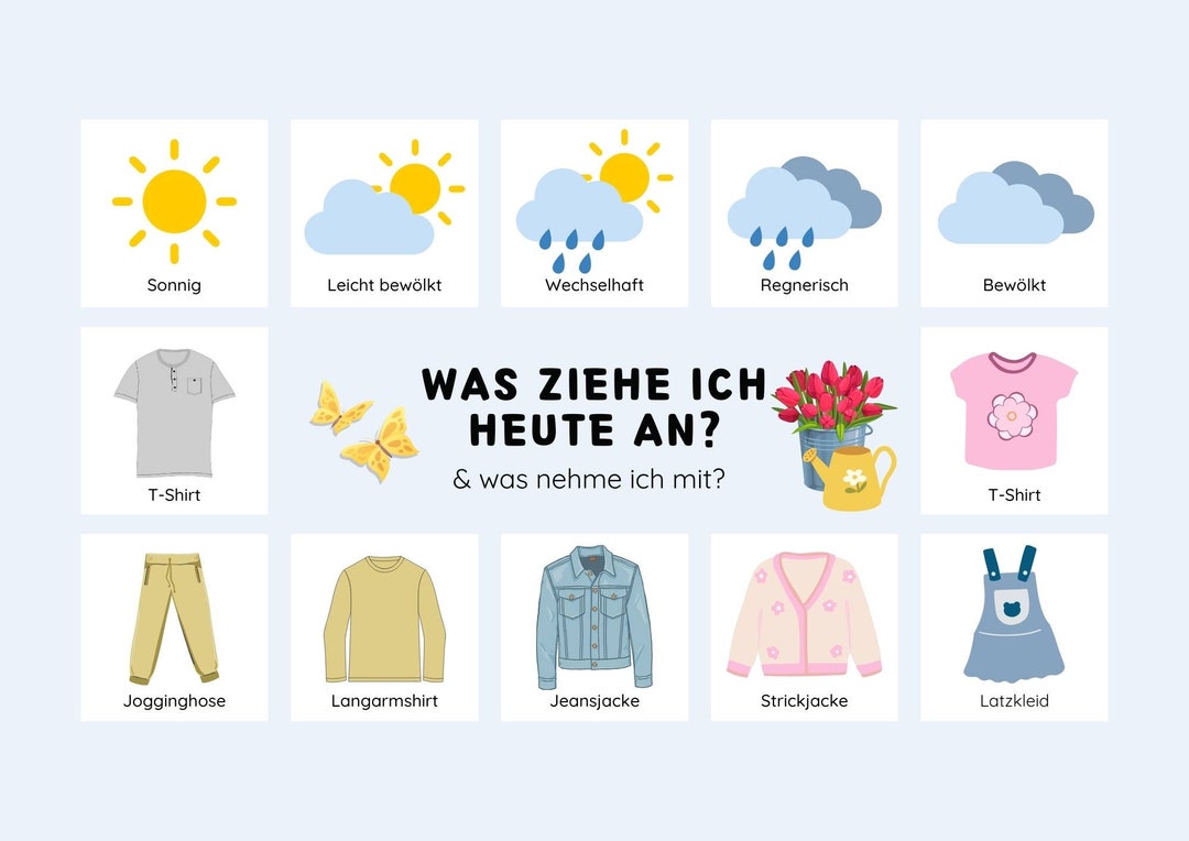 Dressing Cards for Children - Morning Routine - Daily Plan for Children ...