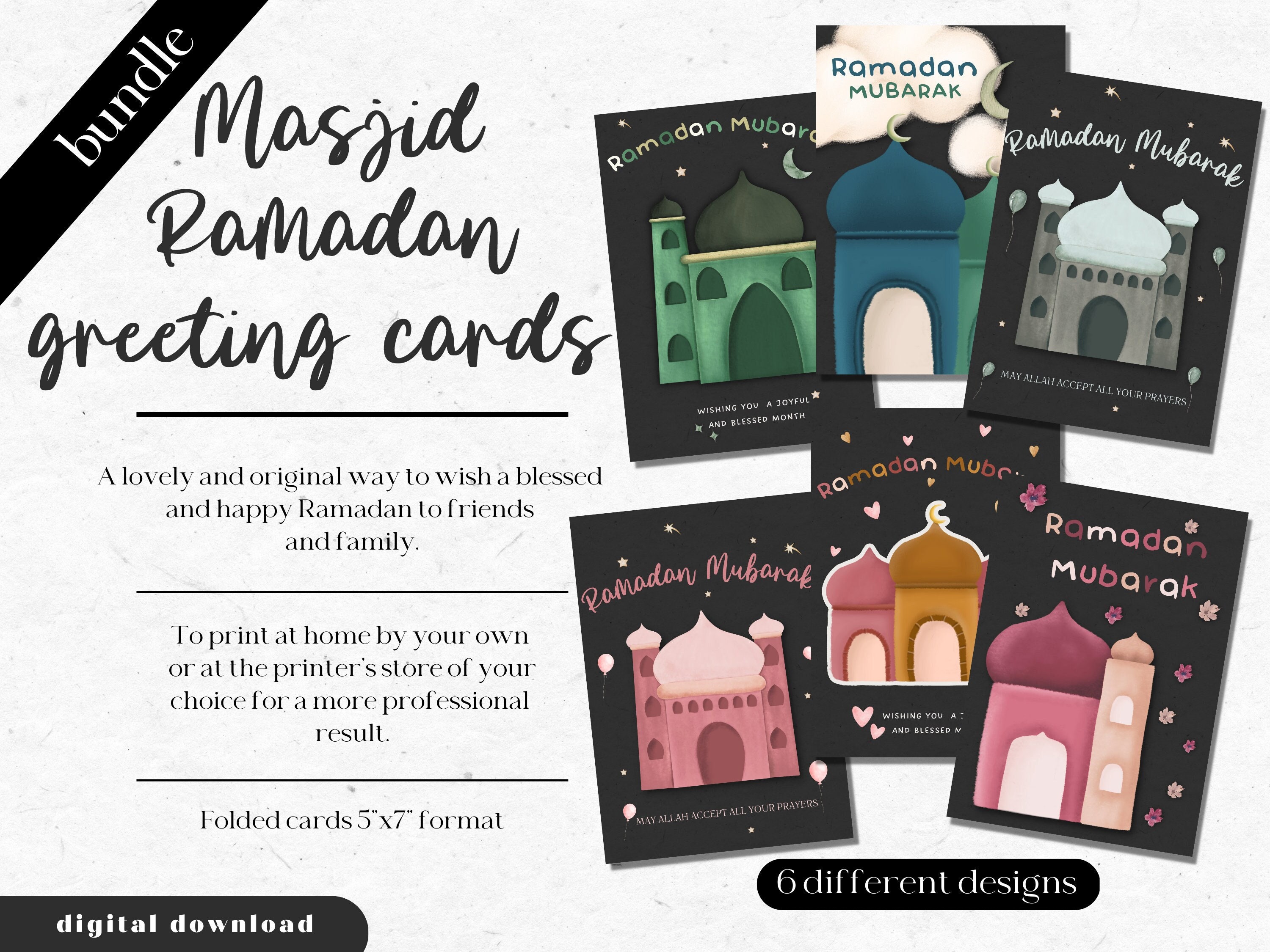 Ramadan Mubarak Cards For Kids