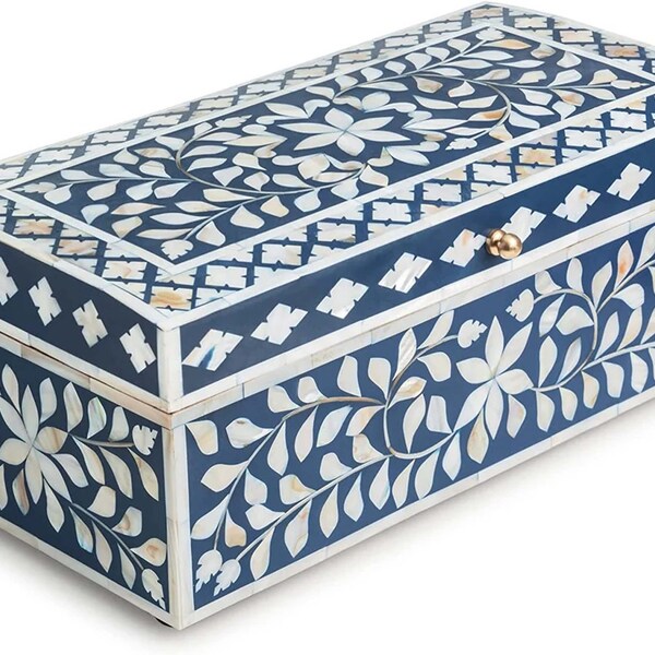 Bone Inlay Box - Etsy