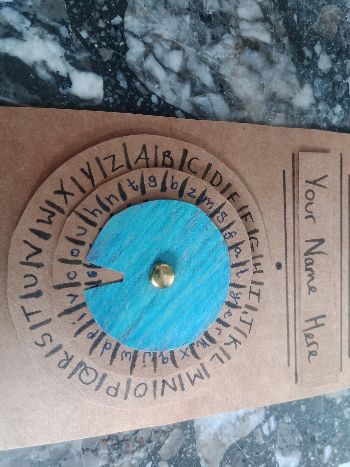 Enola Holmes Inspired Cipher Wheel - Etsy Denmark