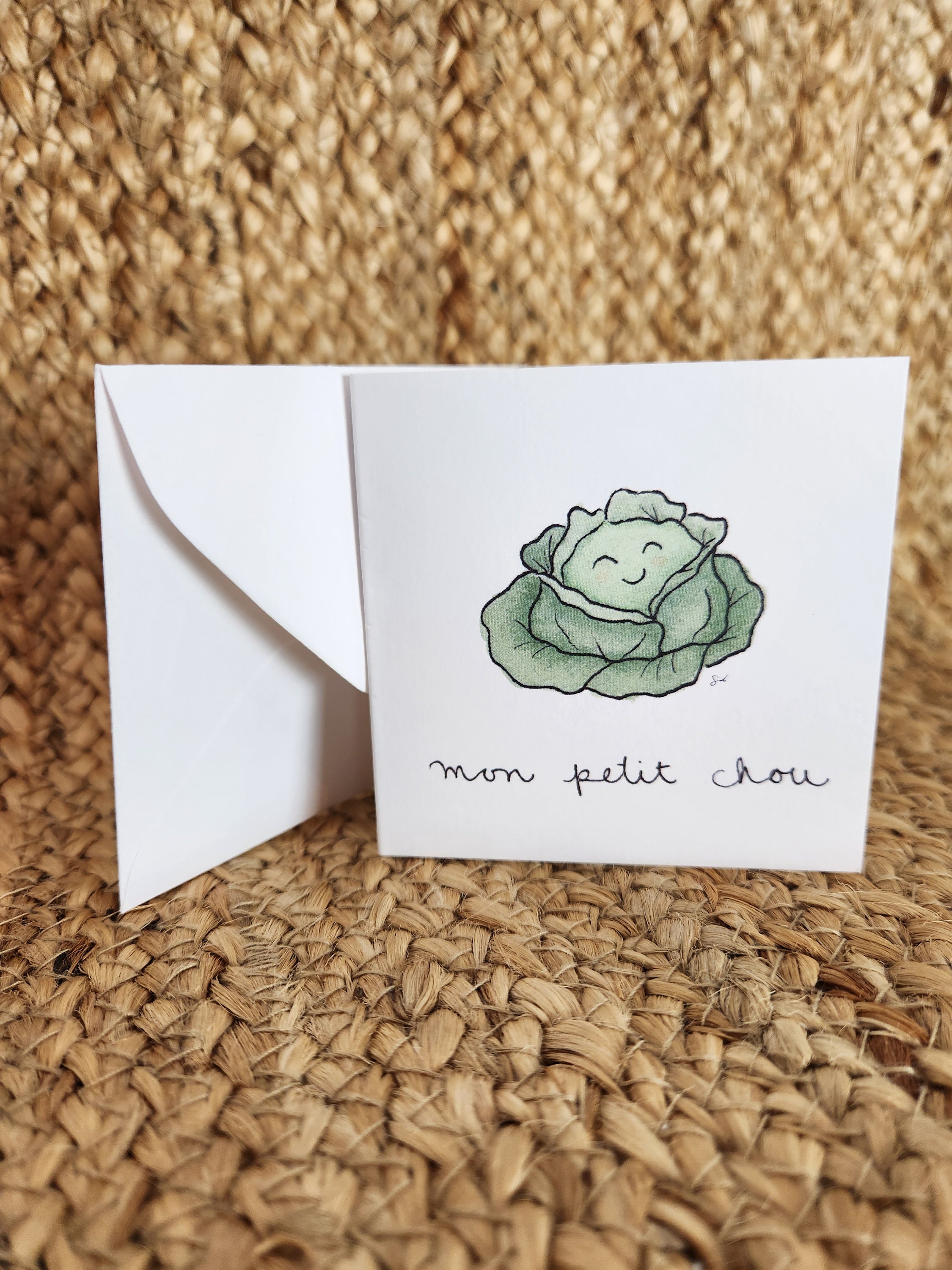 Cute Salad Card Bundle - (7) 3x3 Greeting Cards, Cute Food Pun Cards - Etsy