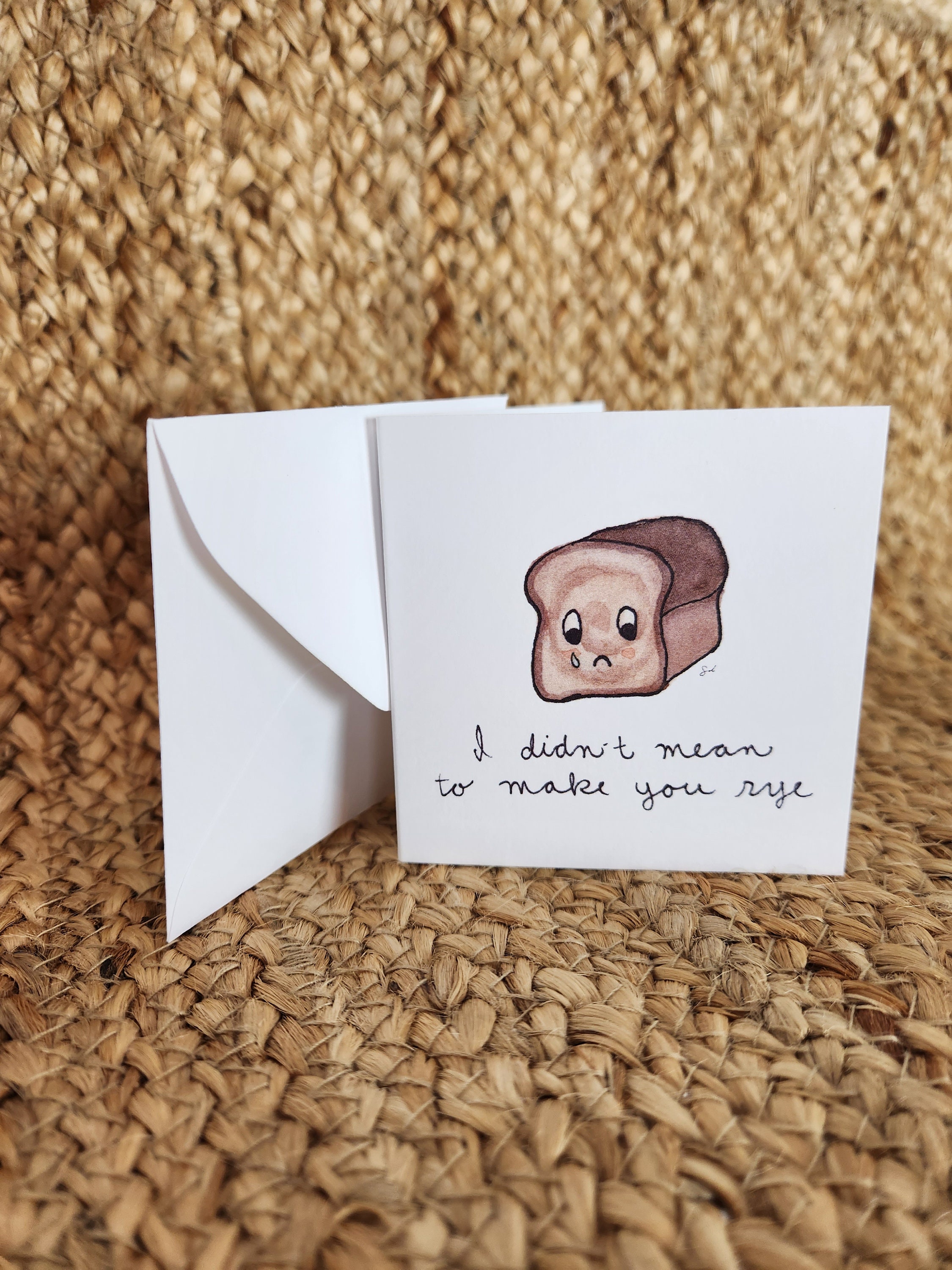 Cute Salad Card Bundle - (7) 3x3 Greeting Cards, Cute Food Pun Cards - Etsy