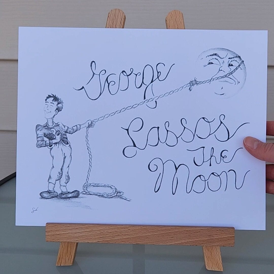 It's a Wonderful Life Print, George Lassos the Moon, "you Want the Moon ...