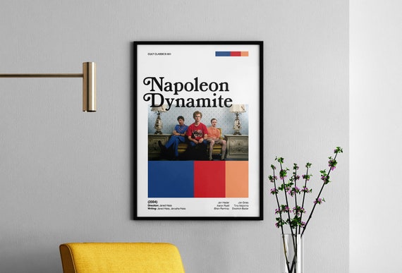 Napoleon Dynamite Movie Poster Print Vintage Inspired Film | Etsy